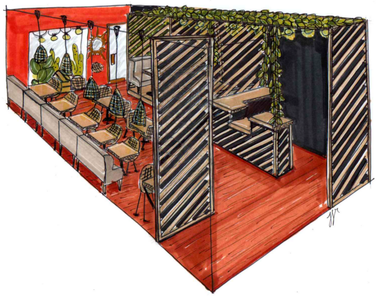 EDAA – Projet final pour le restaurant « La Bohème » | Deco by jjr