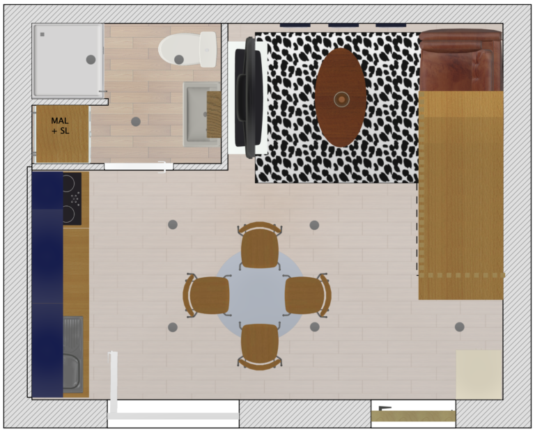 Aménagement d’un studio étudiant : APD du projet EDAA | Deco by jjr