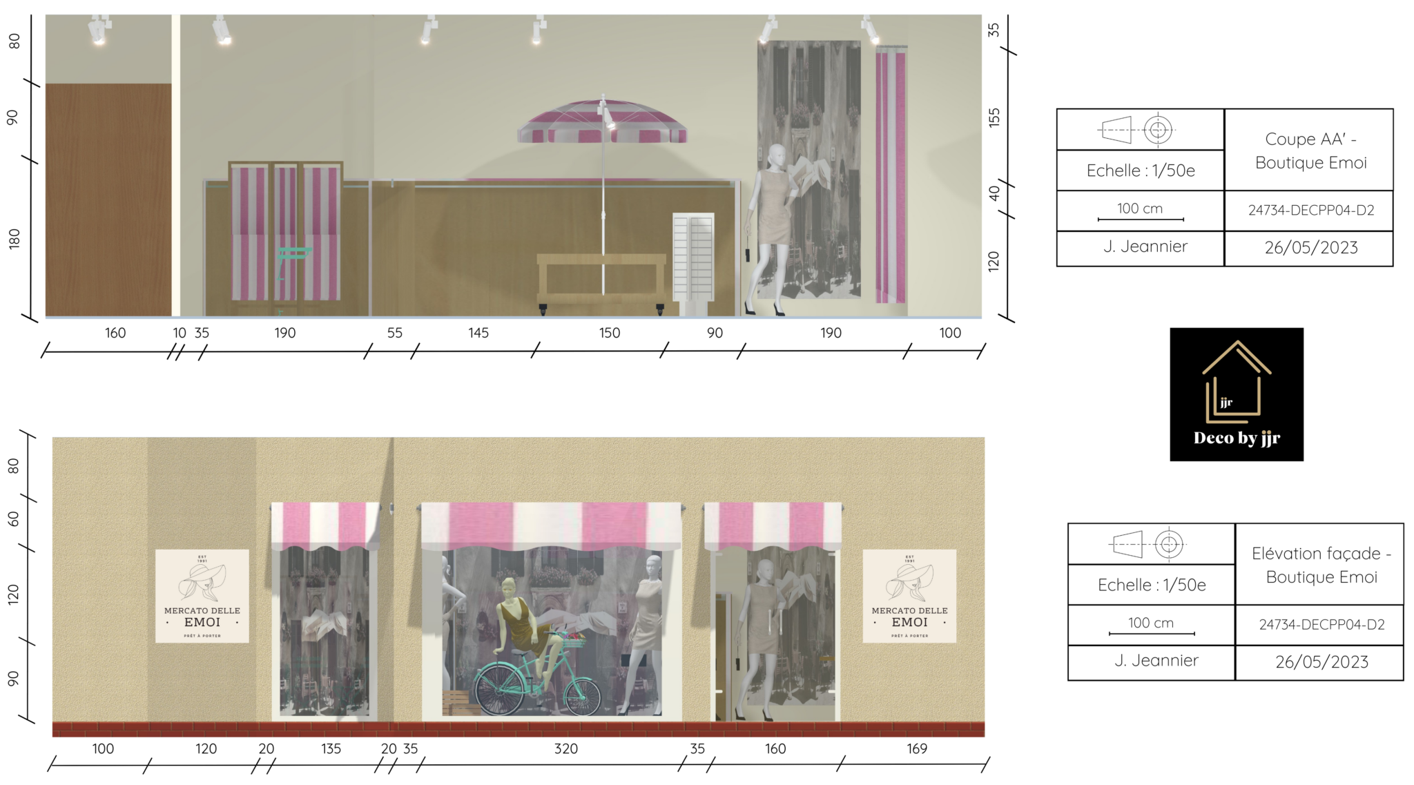EDAA - Aménagement d'une boutique de prêt à porter : APD | Deco by jjr